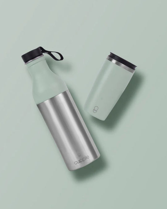 Cupple Sea Green Cup & Bottle – Blossom & Preen